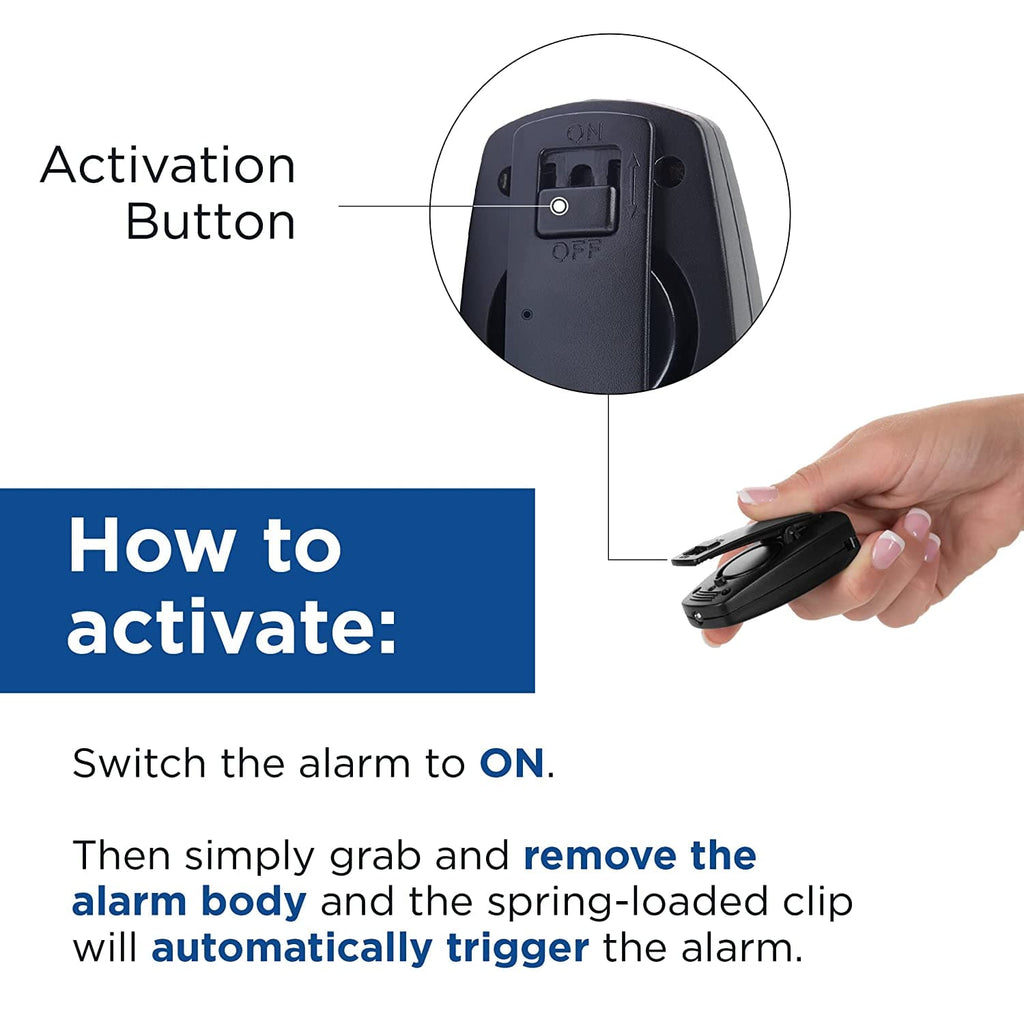 Mace Personal Alarm Clip Model (Black) – Nirvana Being